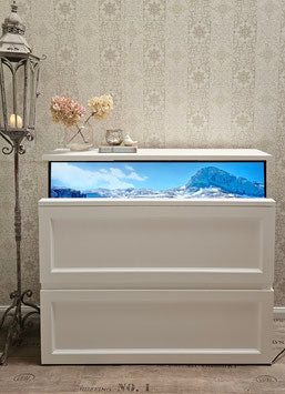 "Cemontaya" Fernseher verstecken im Sideboard mit TV-Lift 120 cm breit – Land & Liebe