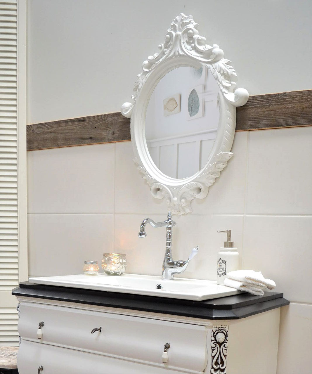 Gysél - Romantischer Spiegel im Shabby-Chic-Look – Land & Liebe